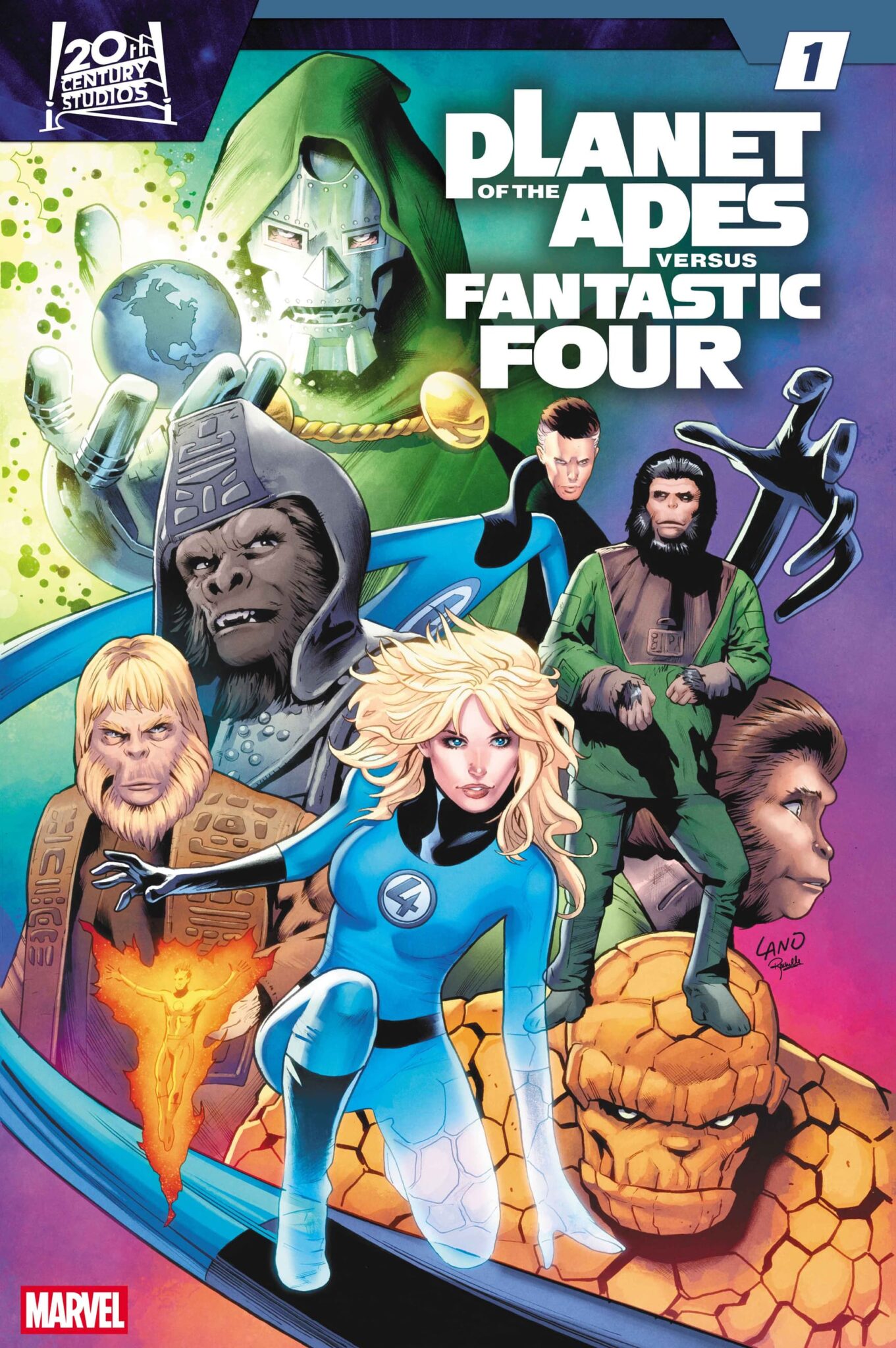 Planet of the Apes vs. Fantastic Four: Marvel Unleashes the Ultimate ...